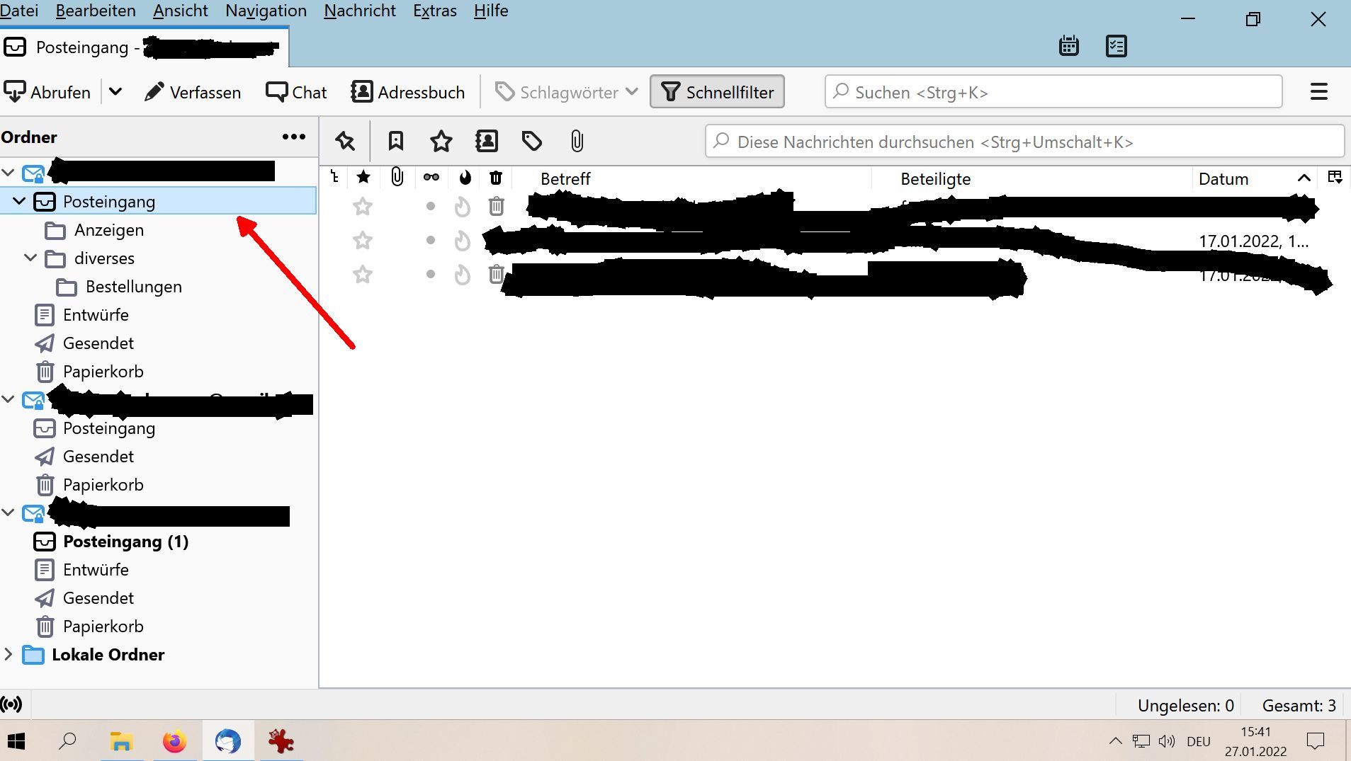 Emails von web.de werden nicht mehr empfangen - Allgemeines Arbeiten ...