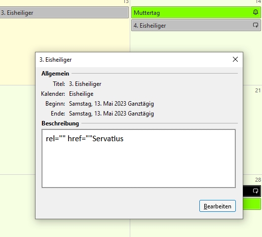 Neue Kalendereinträge seit Version 102.11.0 (lokale Kalender) - Betterbird - Thunderbird Mail DE