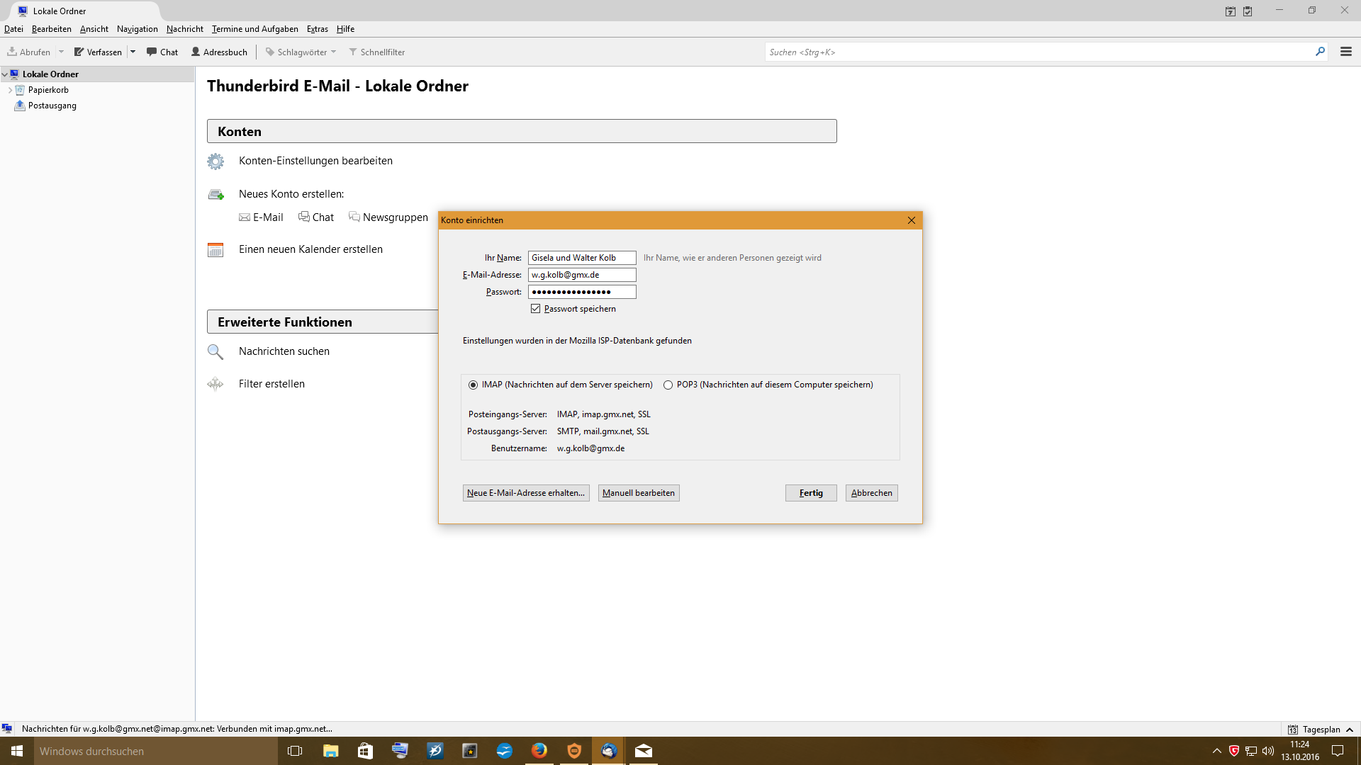 Anmeldung bei GMX funktioniert nicht - Allgemeines Arbeiten / Konten ...